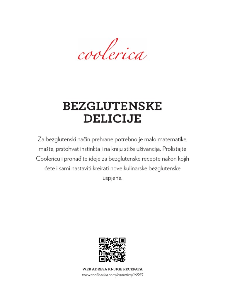 Coolerica - Bezglutenske Delicije | PDF