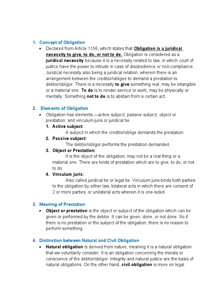 Understanding Vinculum Juris in Obligations | PDF | Law Of Obligations | Legal Liability