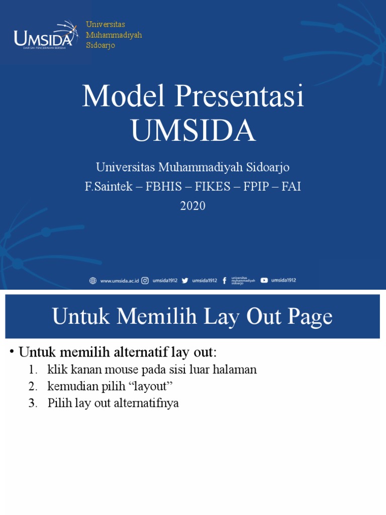 Master PPT Umsida | PDF | Bisnis | Ilmu Sosial