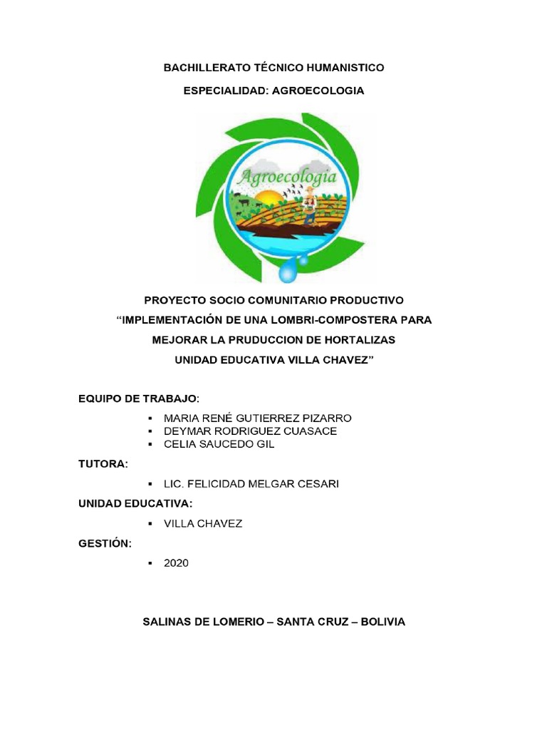 Bachillerato Técnico Humanistico | PDF