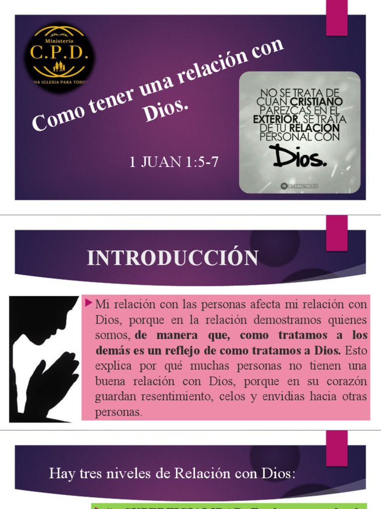 Como Tener Una Relación Con Dios | PDF | Dios