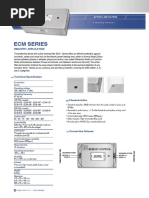 Ampcontrol ECM3 Technical Datasheet | PDF | Relay | Power Supply