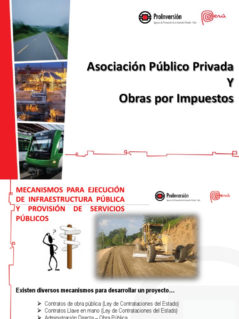 Mecanismos de APP y Obras por Impuestos | PDF | Asociación público ...
