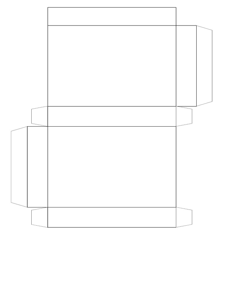 Patrones de Cajas Rectangulares Pequeñas - Plantillas para Imprimir en A4 | PDF