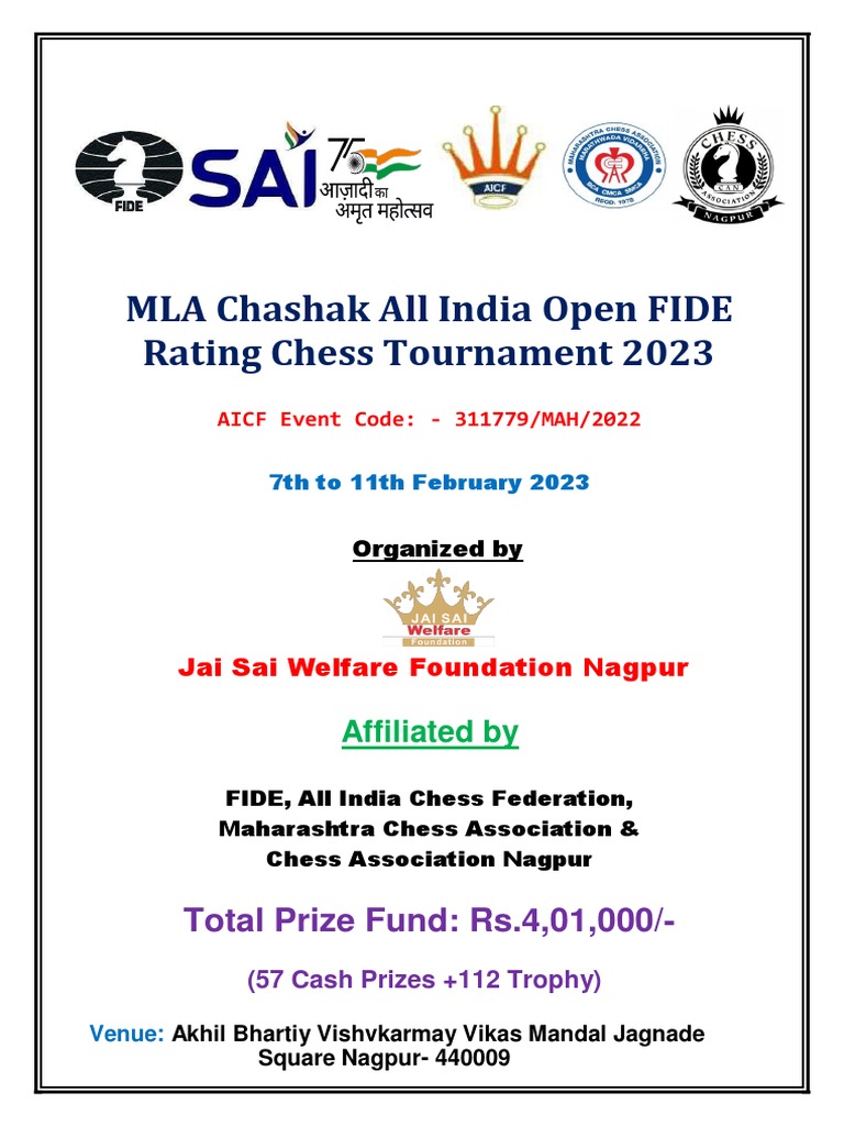 Chess Tournament 2023: Nagpur Event | PDF | Chess