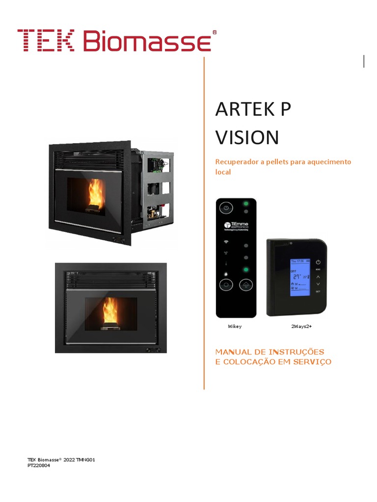 Manual ARTEK P II TMMNG01V3.2-PT220804 | PDF | Termostato | Madeira
