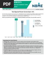 MedSchoolGurus NBME Score Calculator | PDF