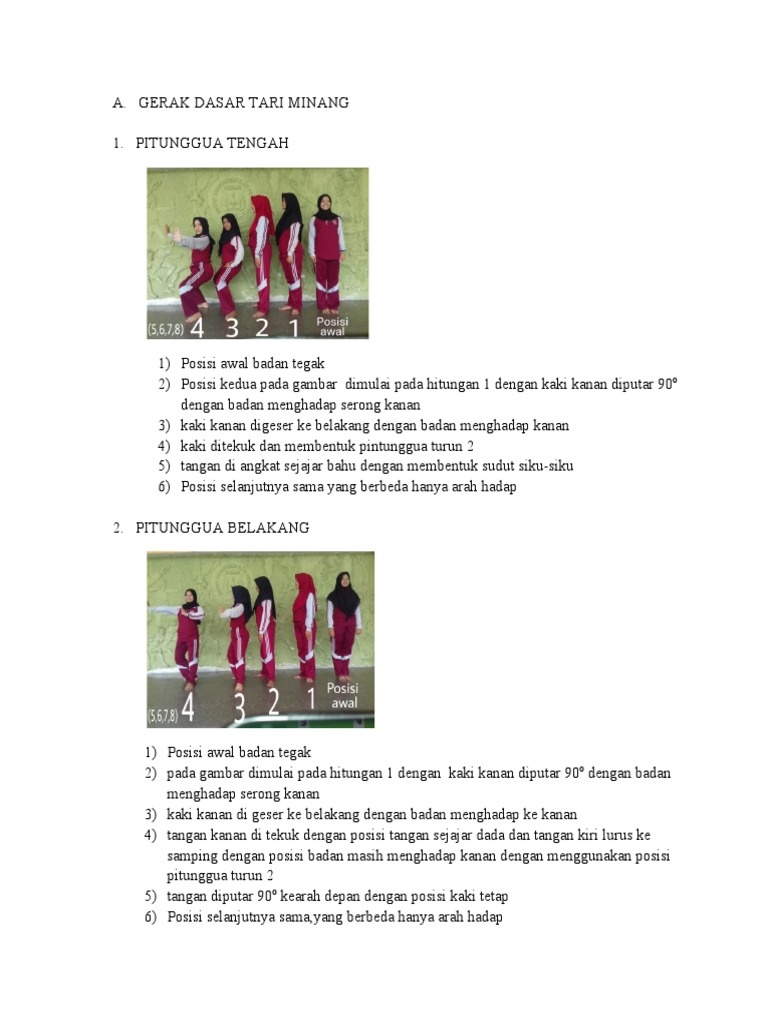 Teknik Gerak Dasar Tari | PDF