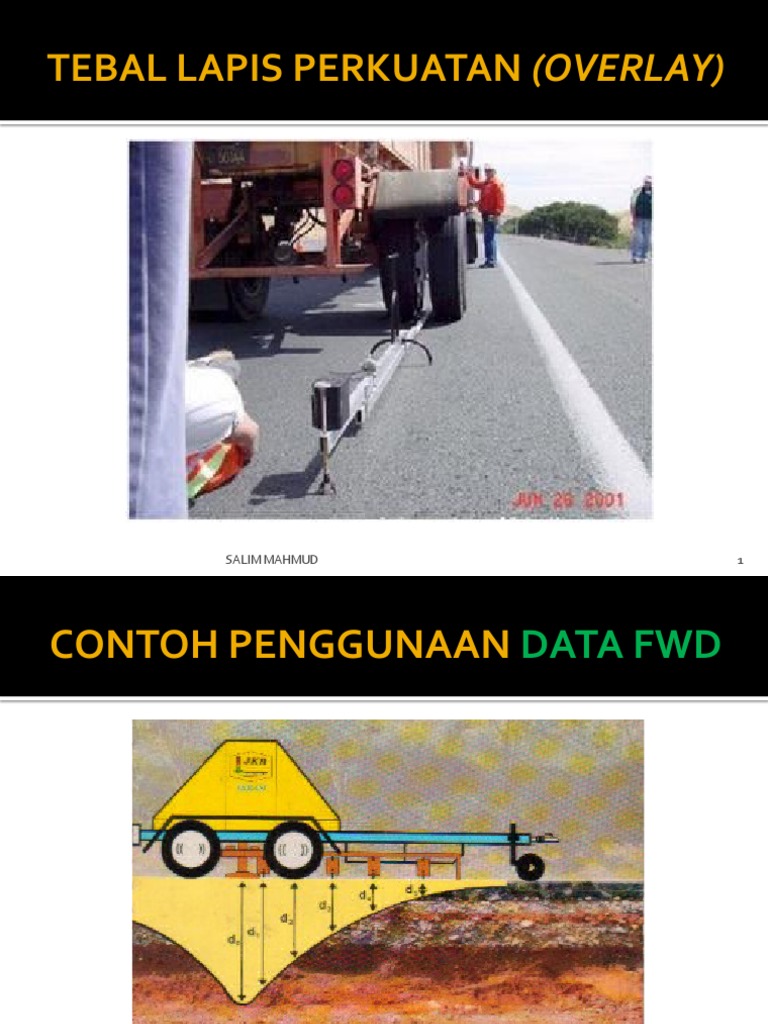 Contoh Pengg Data FWD Utk Overlay | PDF