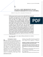 Brief Resilience Scale Assessment | PDF