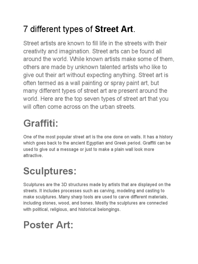 Street Art | PDF | Street Art | Graffiti