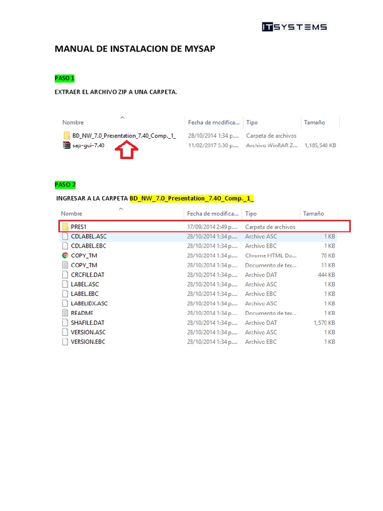 Manual de Instalacion de Mysap | PDF