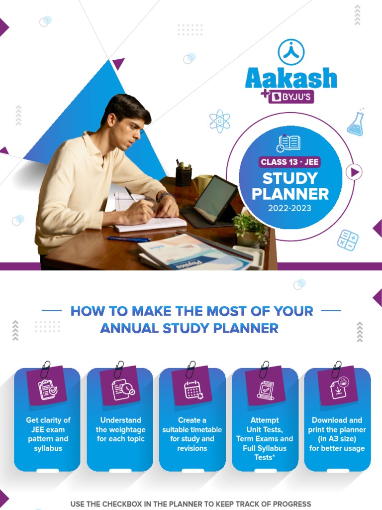 JEE Study Planner - Compressed | PDF | Chemistry | Newton's Laws Of Motion