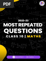 MATHS Most Important Questions (Prashant Kirad) | PDF | Circle | Polynomial