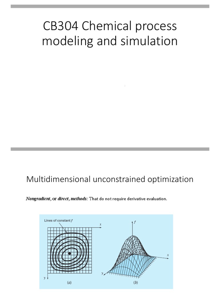 Lecture CB304 Midsem Part2 | PDF | Mathematical Optimization | Gradient