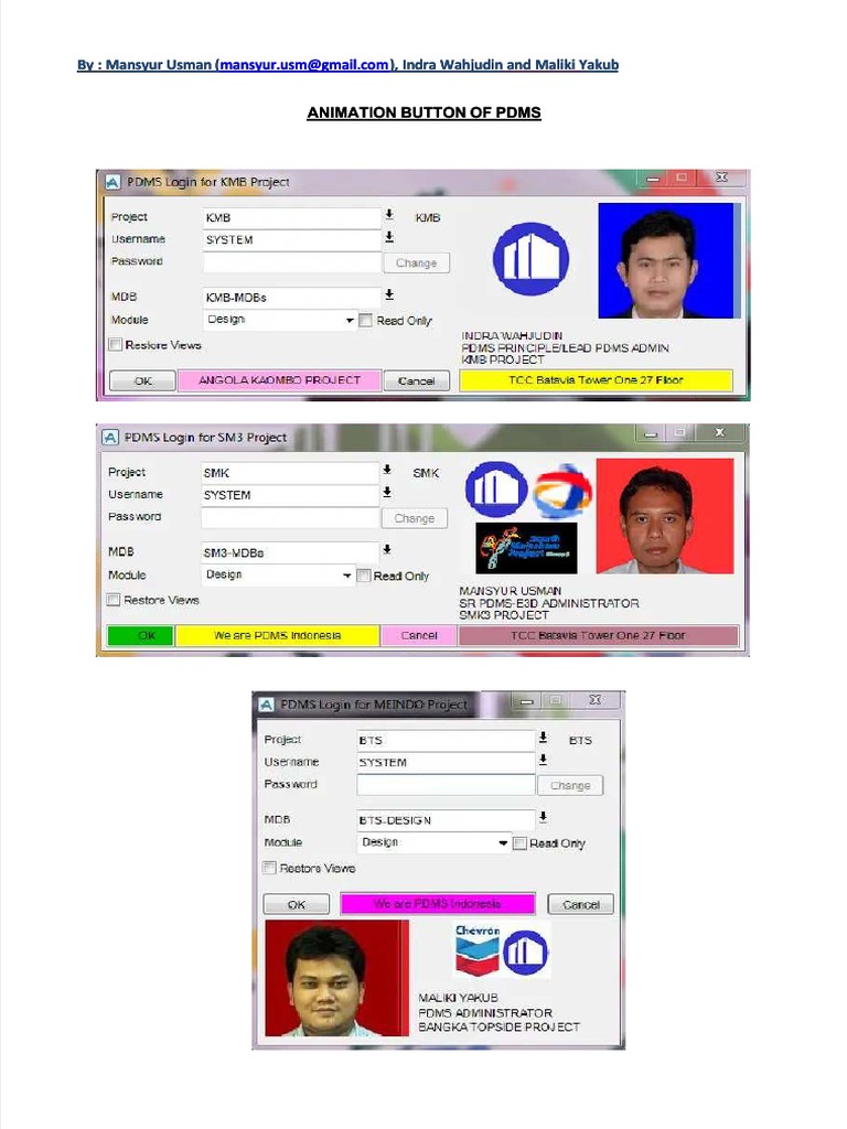 Animation Button of Pdms and E3d - Compress | PDF