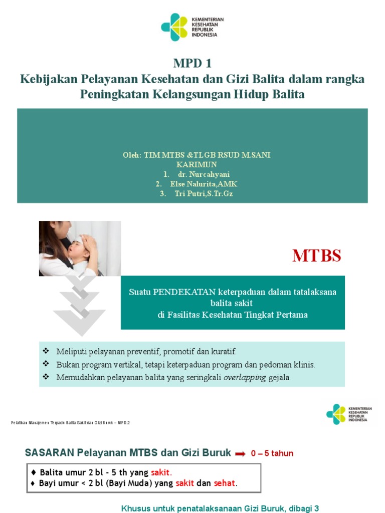Materi MTBS Revisi | PDF