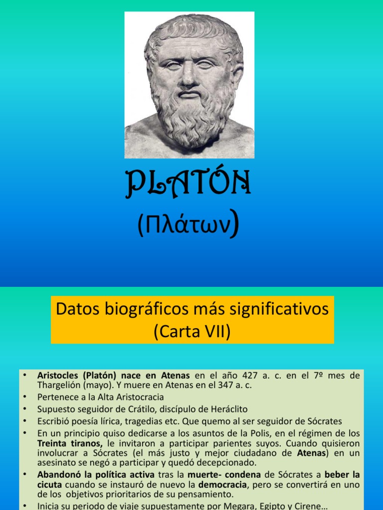 Filosofía de Platón | PDF | Platón | Conocimiento