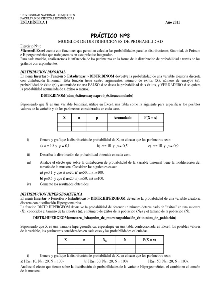 Pract 3 2011 PDF | Descargar gratis PDF | Distribución de veneno | Enseñanza de matemática