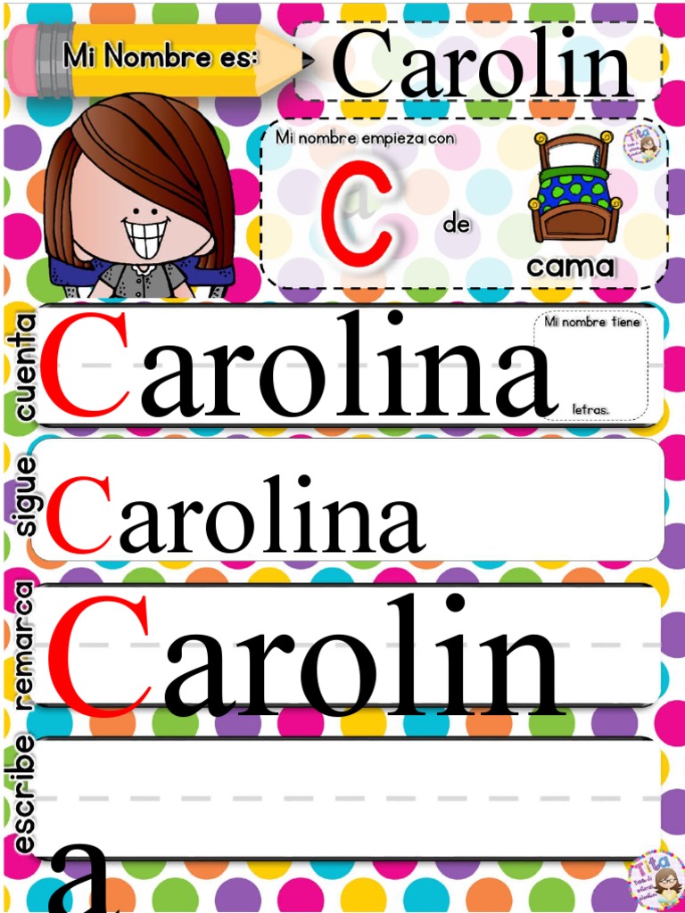 Letreros para Remarcar El Nombre | PDF