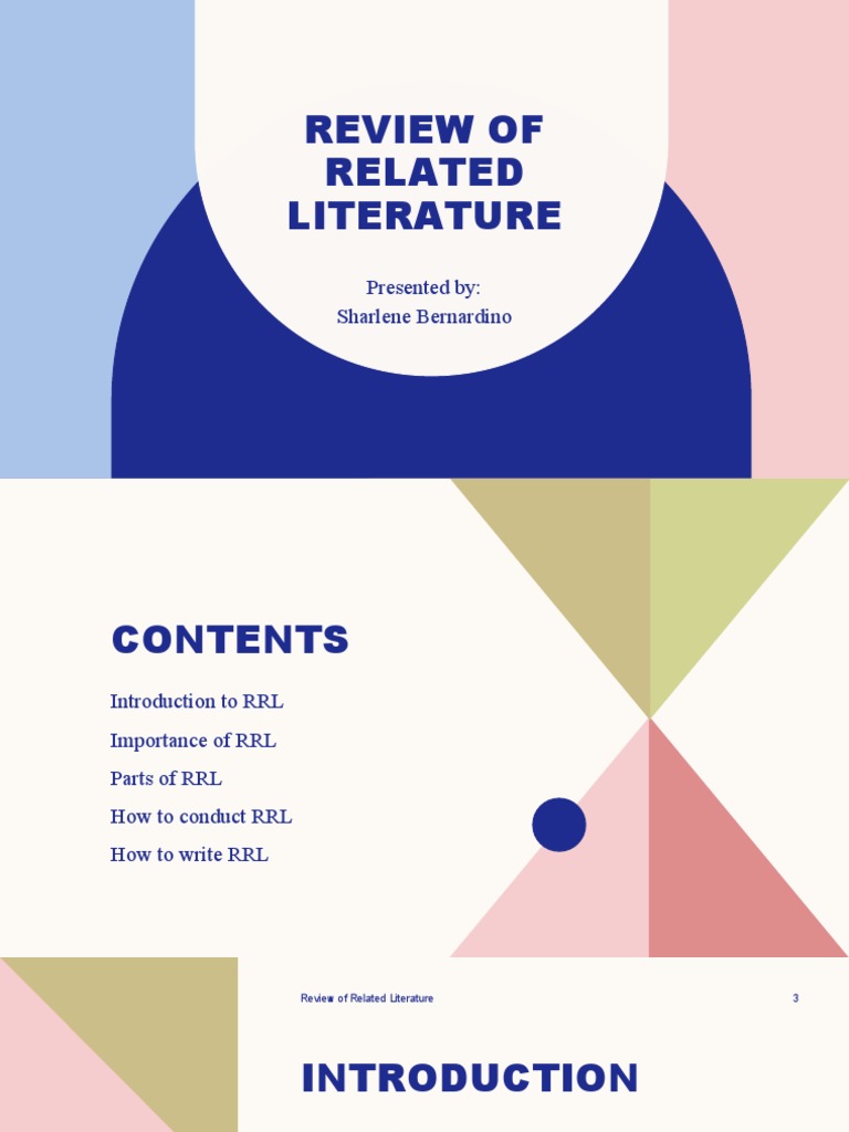 Introduction to Review of Related Literature | PDF | Cognition ...