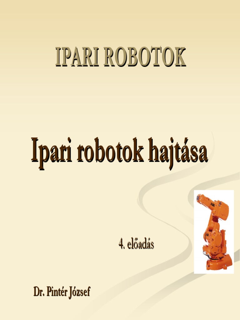 Ipari Robotok Hajtása | PDF