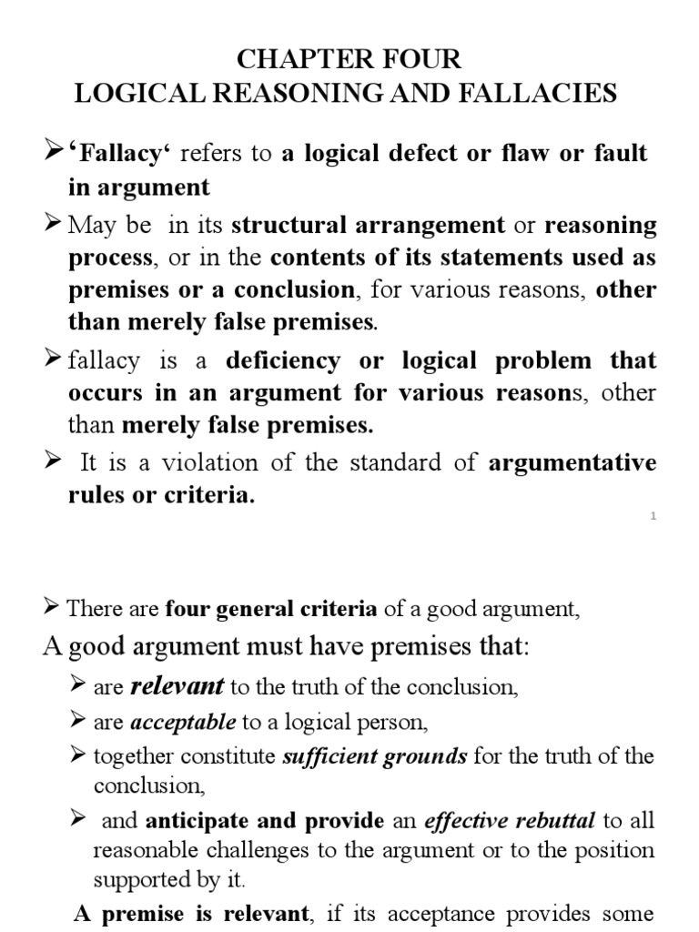 Informal Fallacies | PDF | Fallacy | Argument
