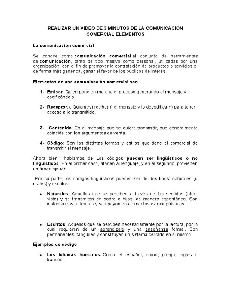 Elementos o Codigos de Comunicacion | PDF | Comunicación | Ciencia cognitiva
