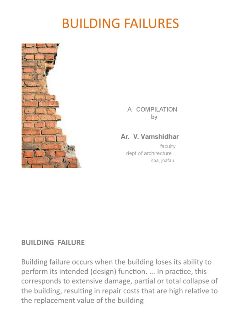 Building Failures | PDF | Lumber | Concrete