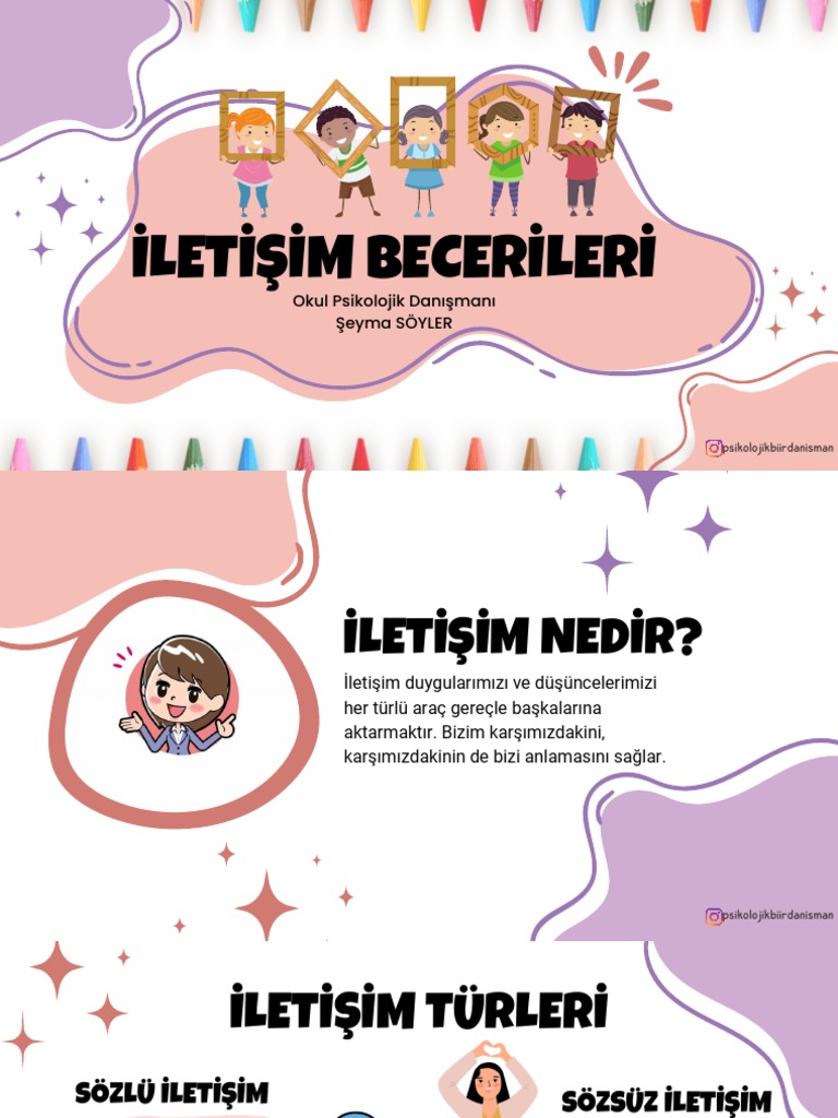 İleti̇şi̇m Beceri̇leri̇ Sunum | PDF