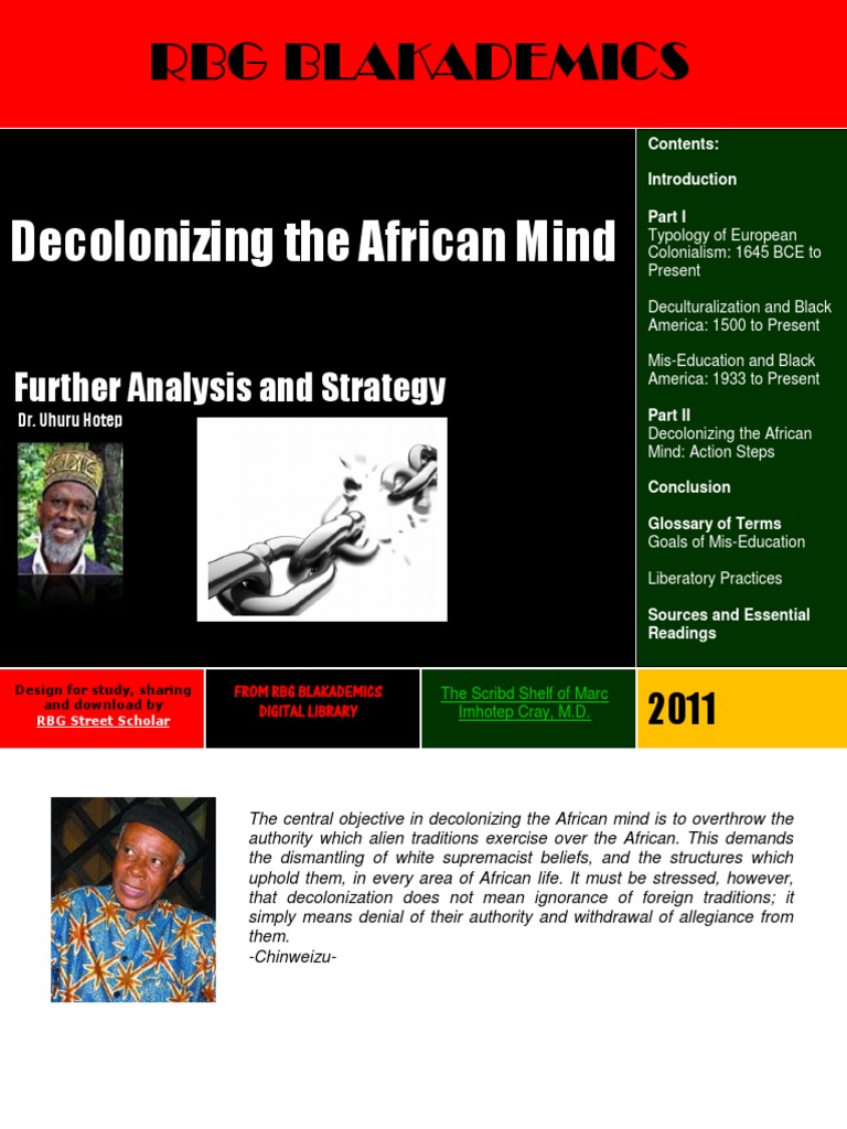 Decolonization of The African Mind | PDF | Reconstruction Era ...