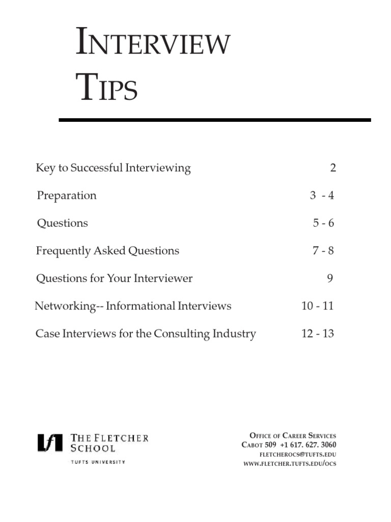 6690 Interview Tips | PDF