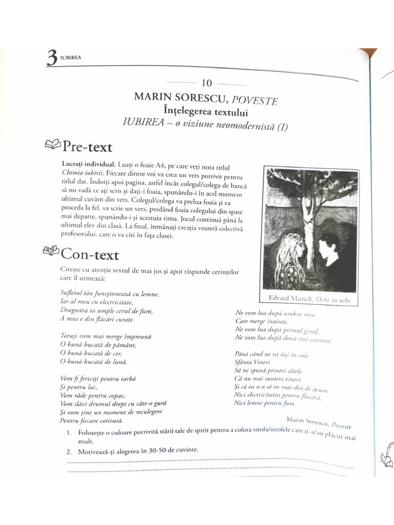 Poveste, de Marin Sorescu | PDF