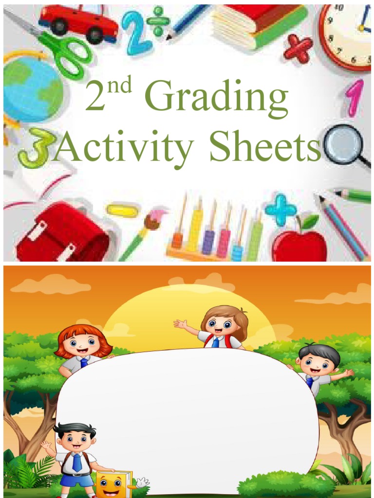 2nd Grading Activity Sheets | PDF