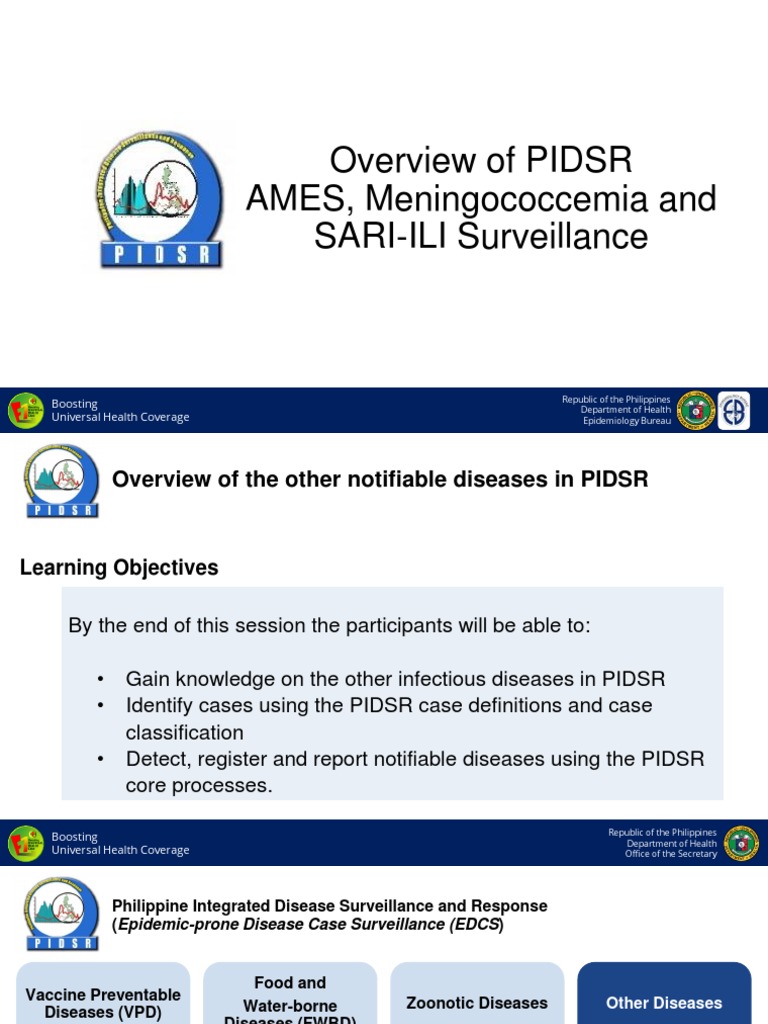 PIDSR Other Diseases | PDF | Influenza | Pneumonia