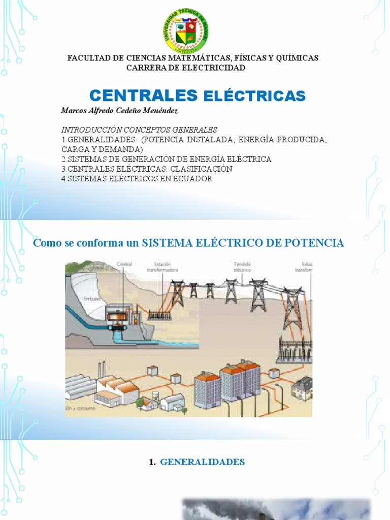 Centrales Eléctricas | PDF | Ingenieria Eléctrica | Generación eléctrica