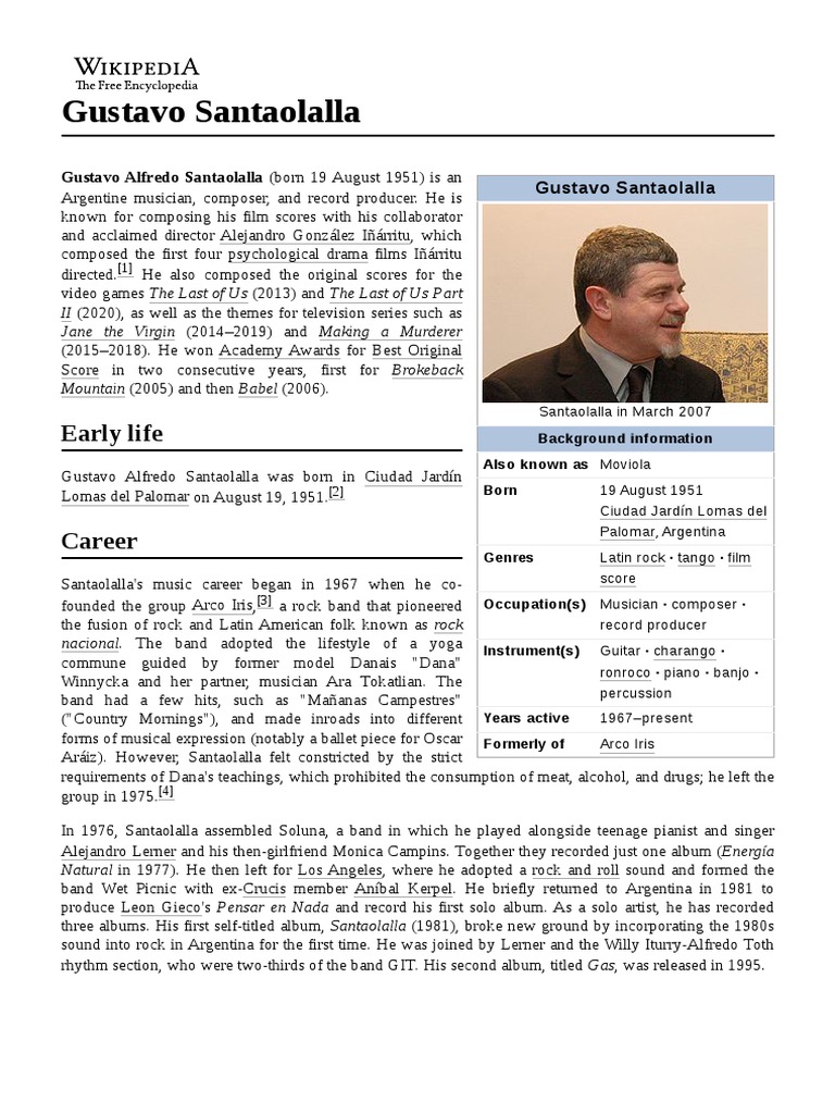 Gustavo Santaolalla | PDF