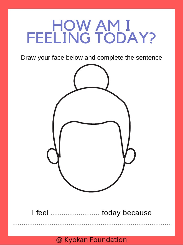 How Am I Feeling Today Worksheet | PDF | Self-Improvement
