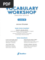 Vocabulary Workshop Level Blue Answers | PDF | Vocabulary | Proverb