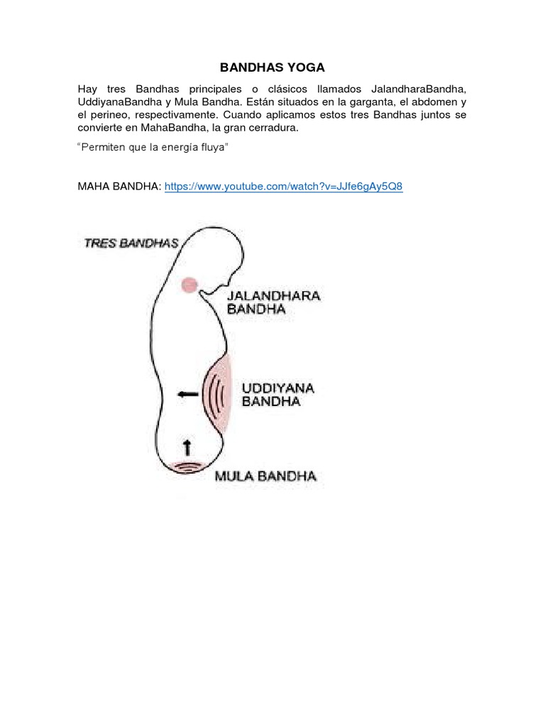 Bandhas Yoga | PDF | Glándula suprarrenal | Abdomen