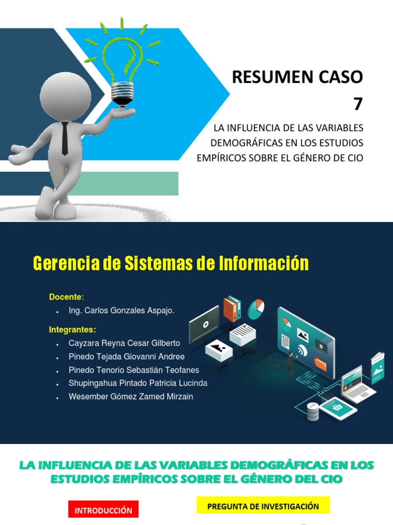 Caso 7 - Gerencia de Si - Grupo 7 - Rework | PDF | Investigación de mercado | Economias