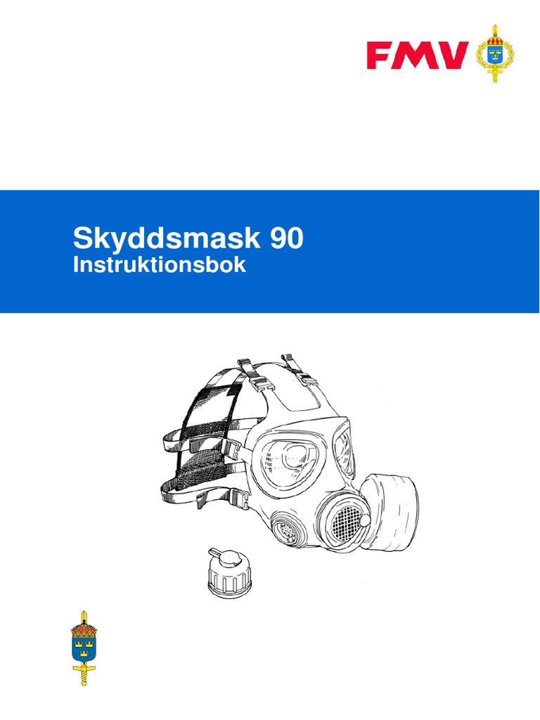 Skyddsmask 90 Instruktionsbok | PDF