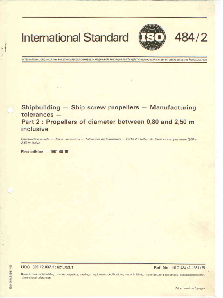Norma ISO 484-2 | PDF