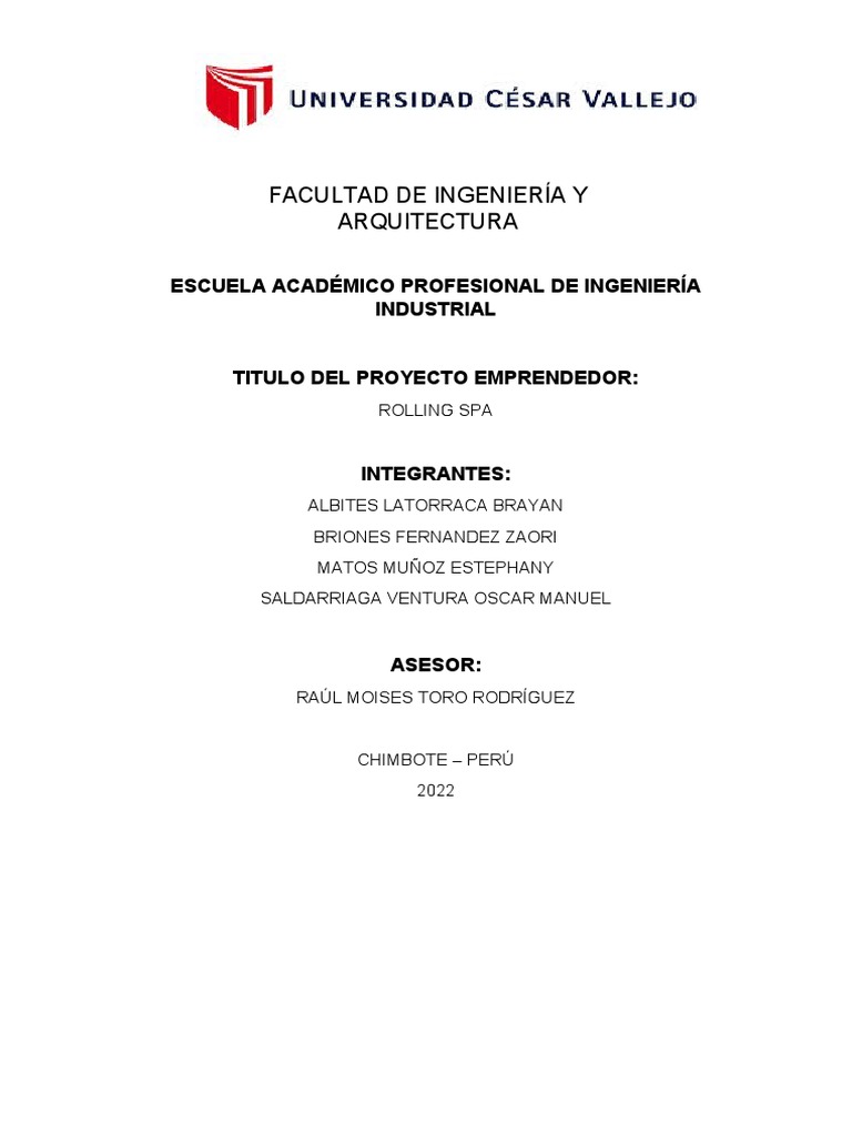ESTRUCTURA DE INFORME FINAL DE LANZAMIENTO DE PRODUCTO - 2 - Grupo 07 - Recontra Casi Finalizado ...