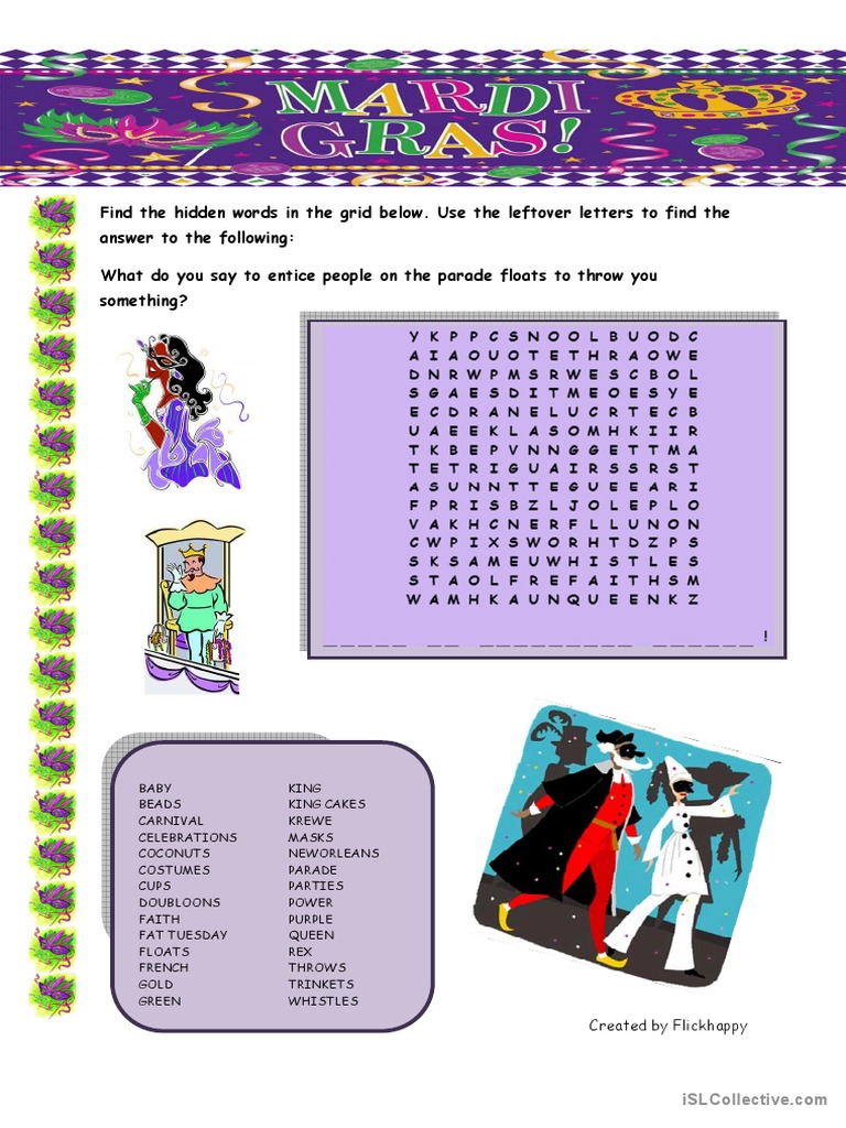 Mardi Gras Activities | PDF | Folk Festivals | Carnival