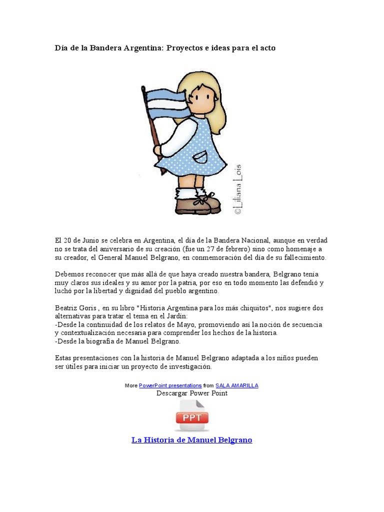 Día de La Bandera Argentina | PDF