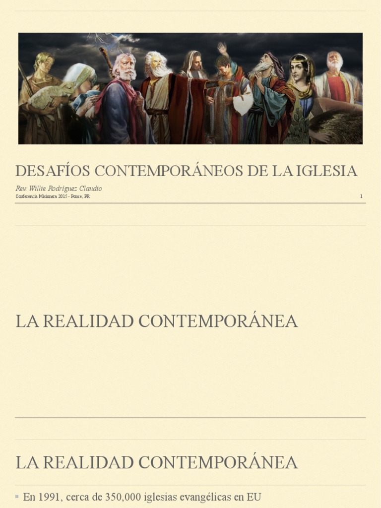 Desafíos Contemporáneos para La Iglesia Del Siglo XXI | PDF | Iglesia Católica