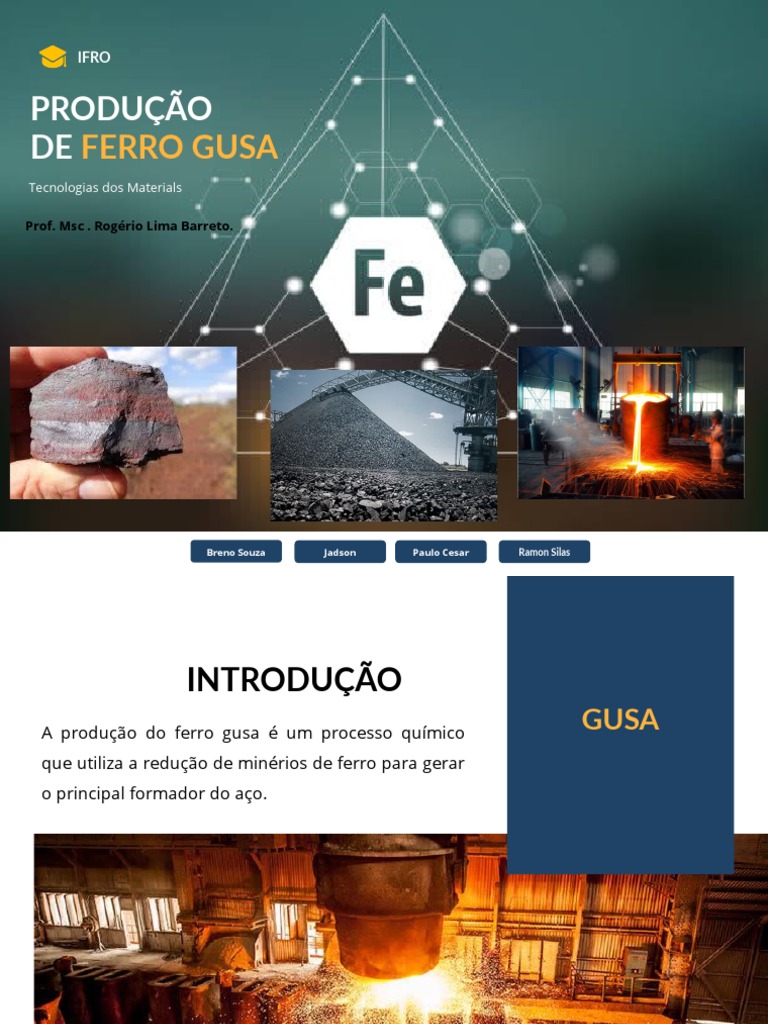 Gusa | PDF | Gusa | Ferro