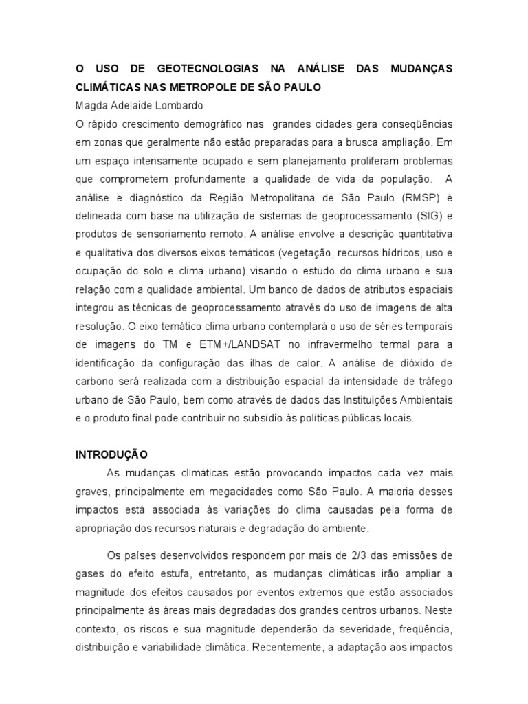 CIG-035 Magda Adelaide Lombardo | PDF | Poluição do ar | Aquecimento ...