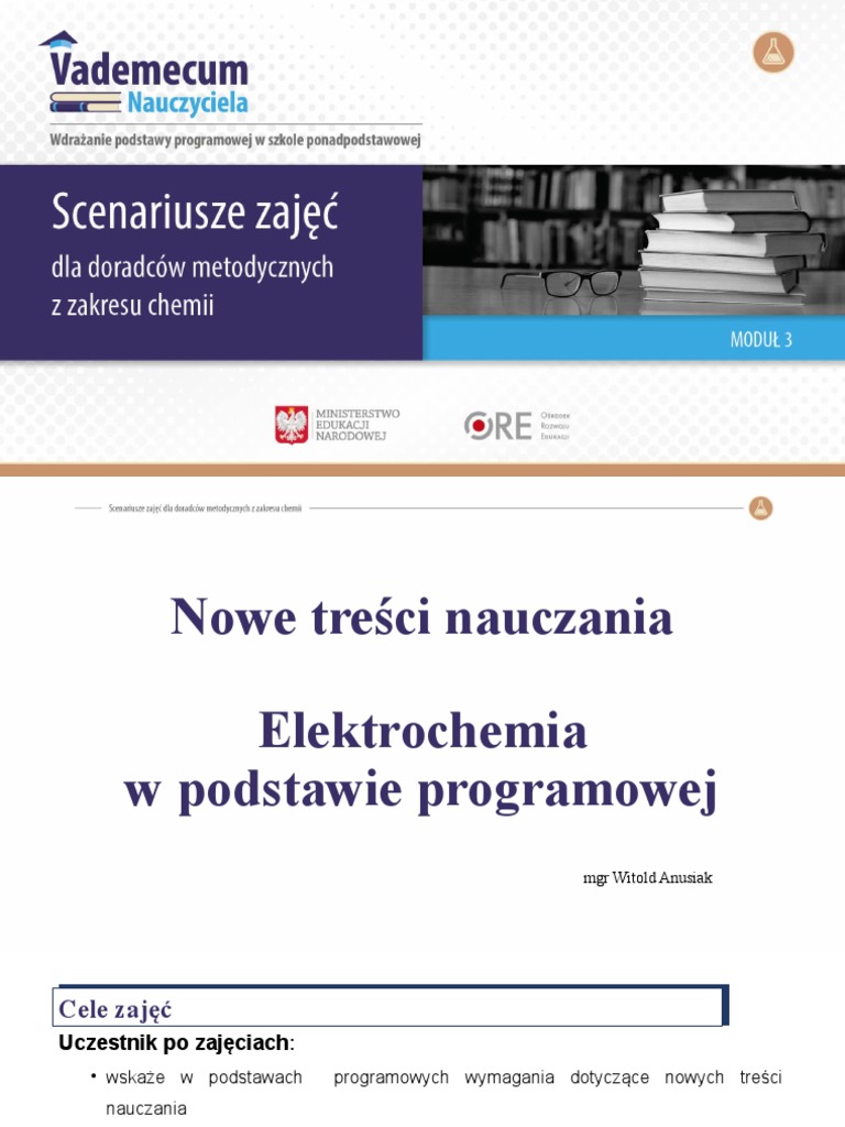 Vademecum Nauczyciela. Szkola Ponadpodstawowa. Chemia. Prezentacja. Modul 3 | PDF